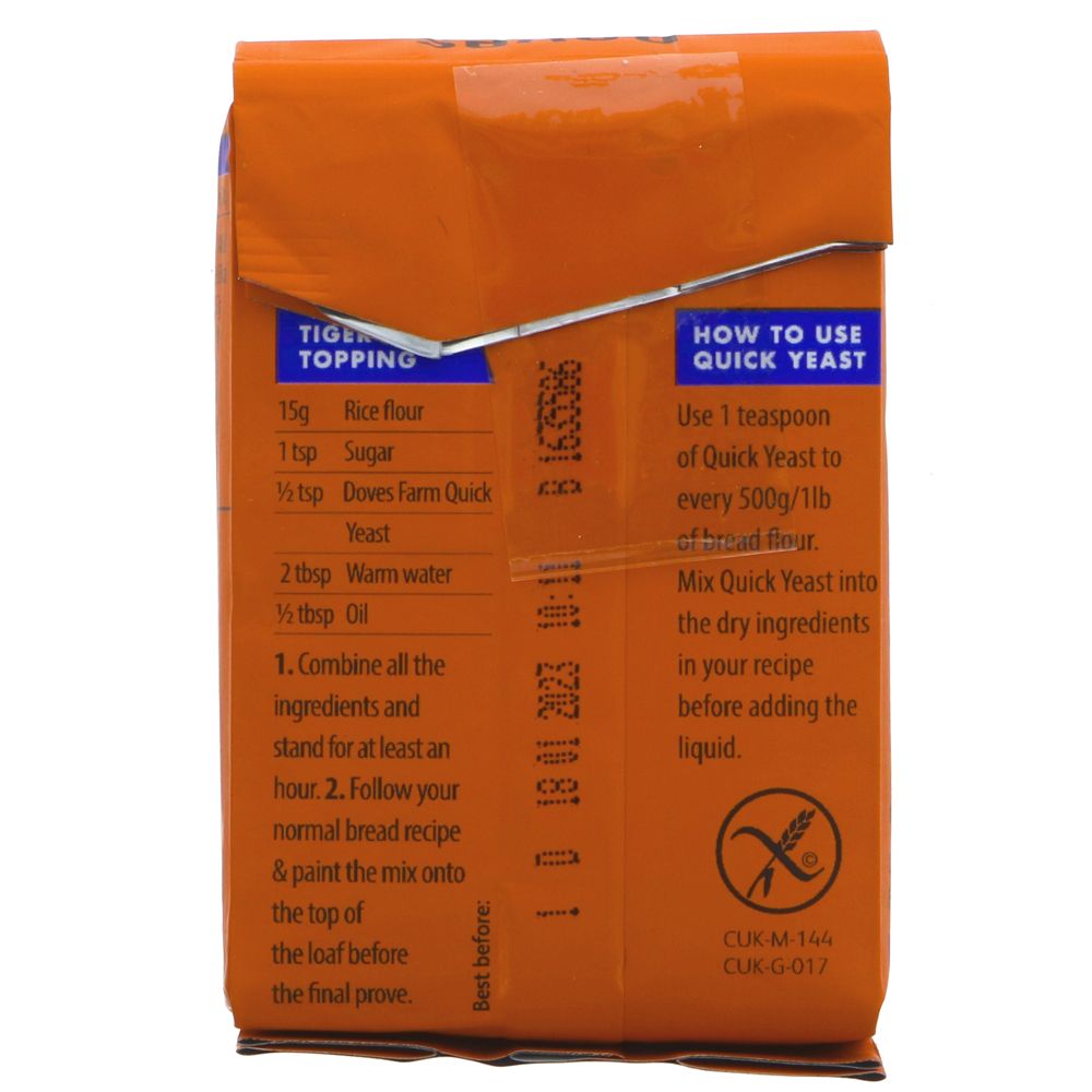 Doves Farm Instant Dried Quick Yeast - 125g – SW Coast Refills