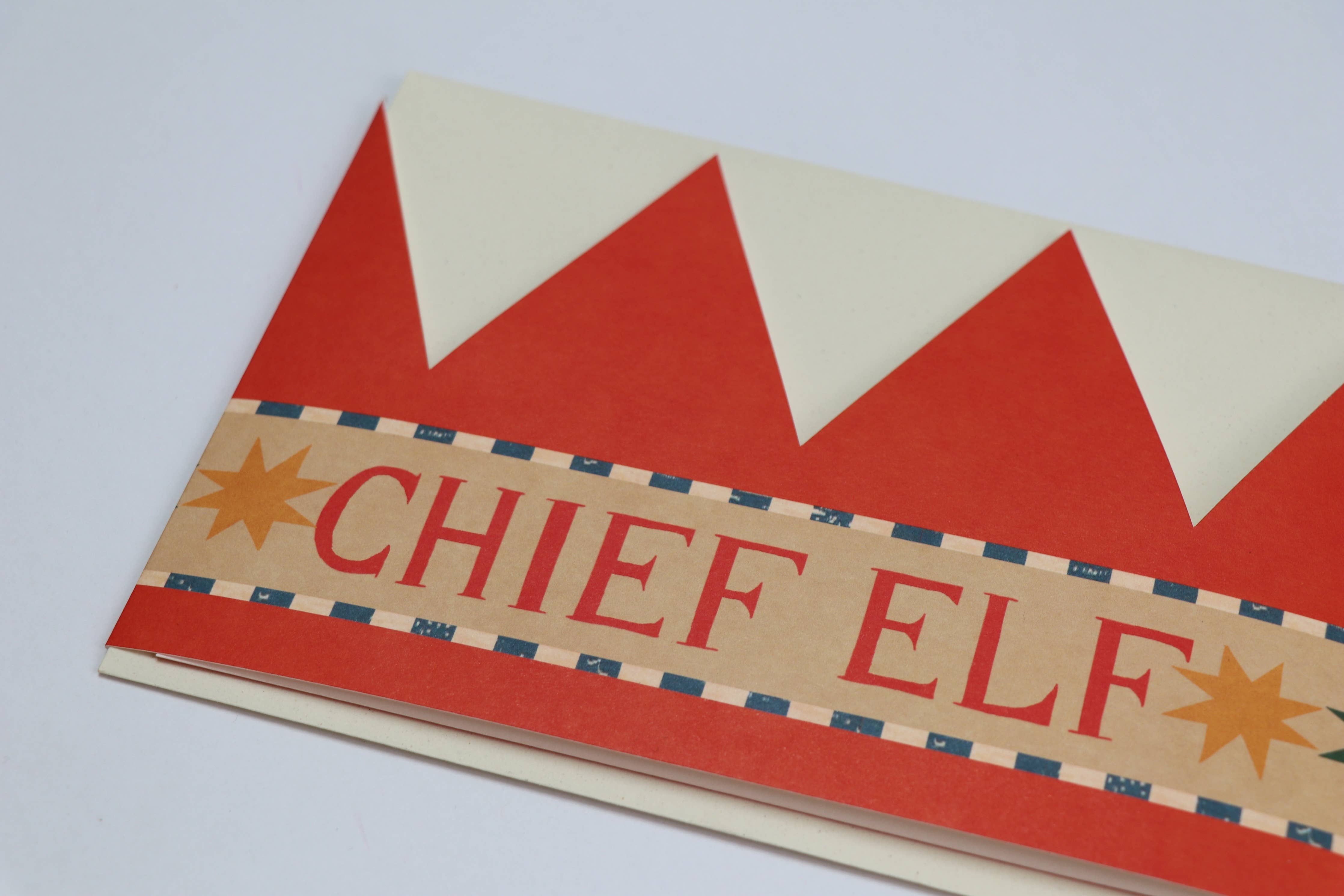 Chief Elf Party Hat Card – SW Coast Refills