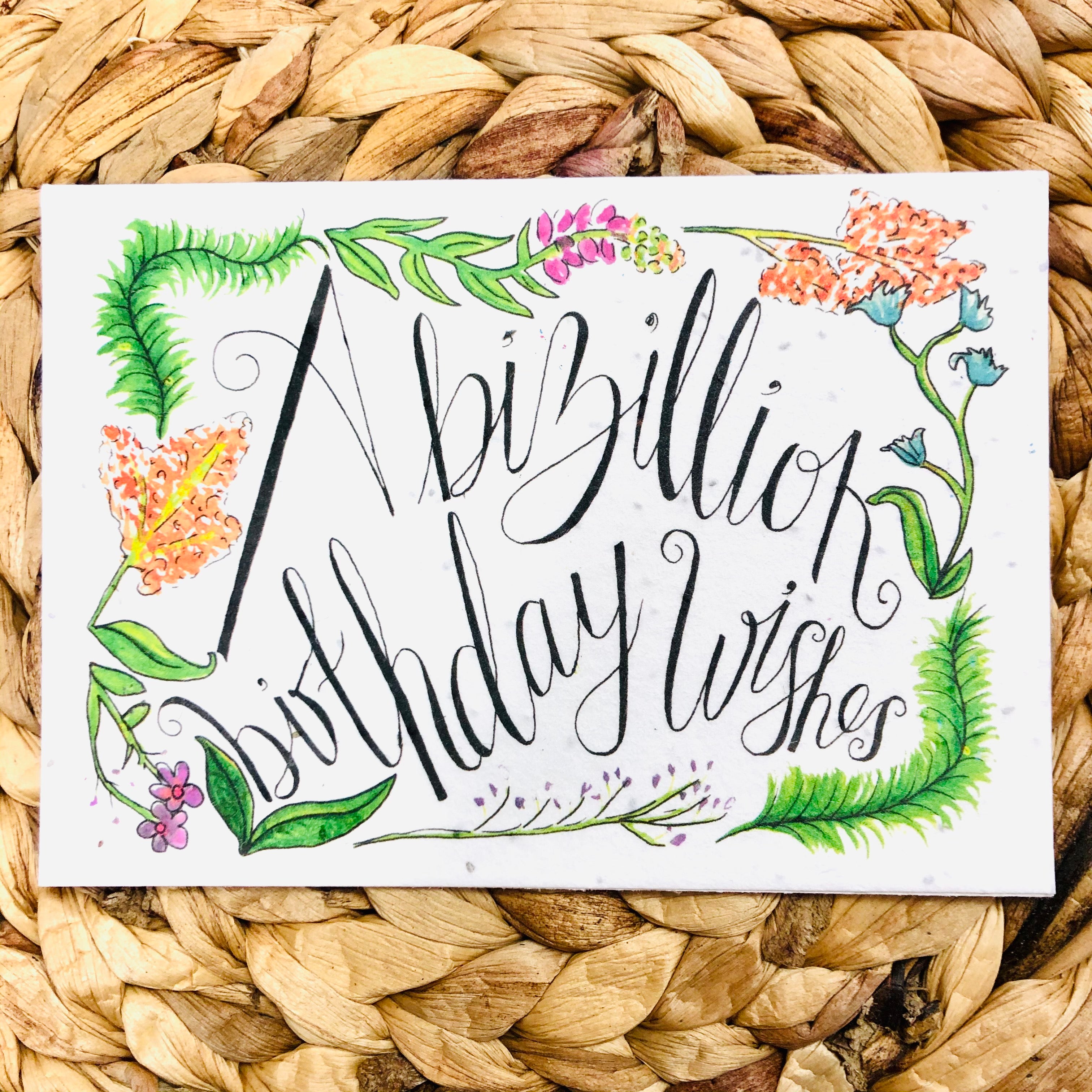 A Bizillion Birthday Wishes Greeting Card – SW Coast Refills